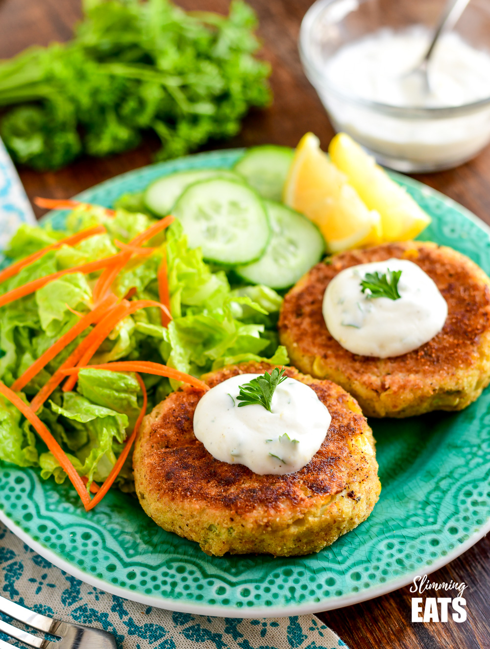 Low Syn Crab Cakes | Slimming Eats - Slimming World Recipes