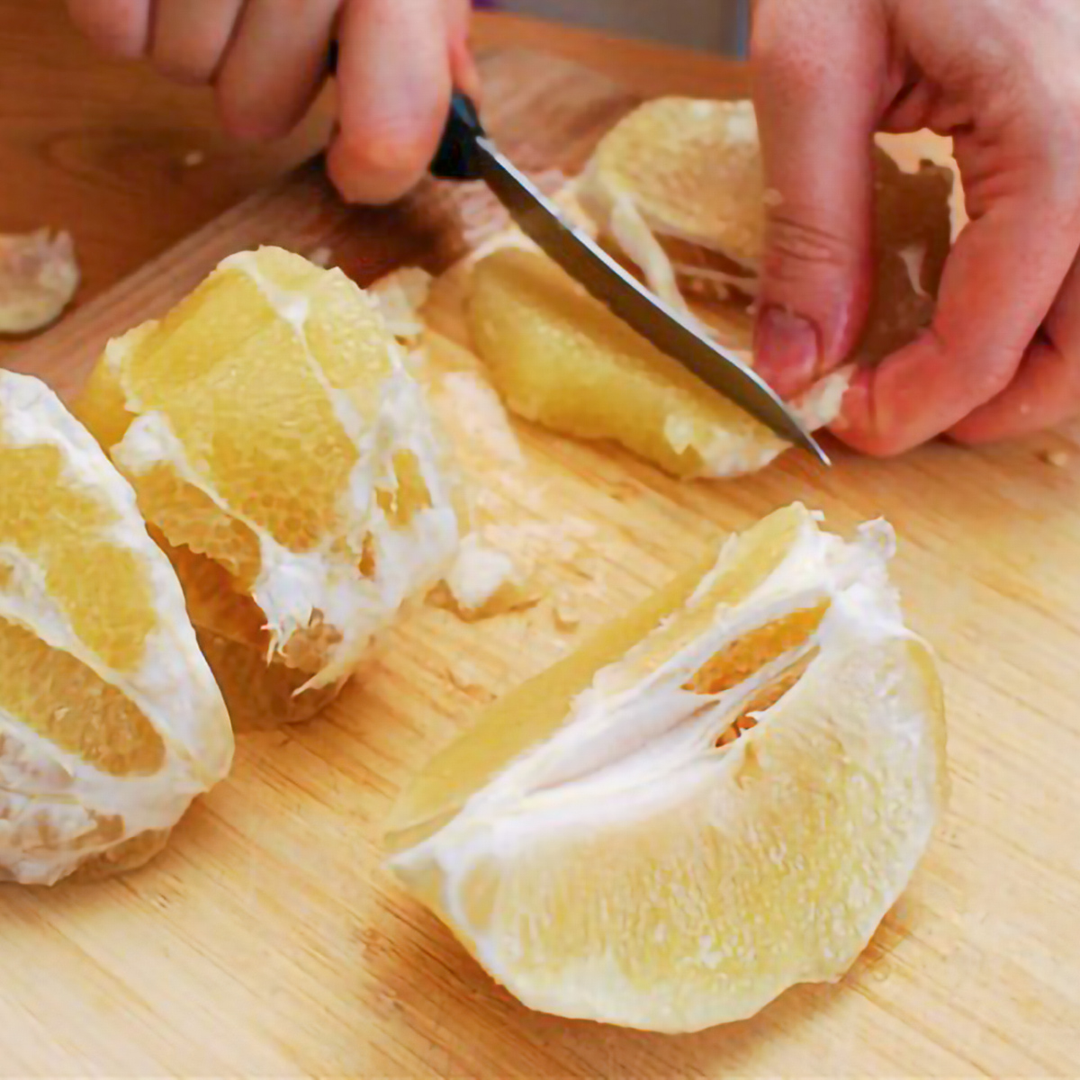 How To Slice A Honey Pomelo | Slimming Eats