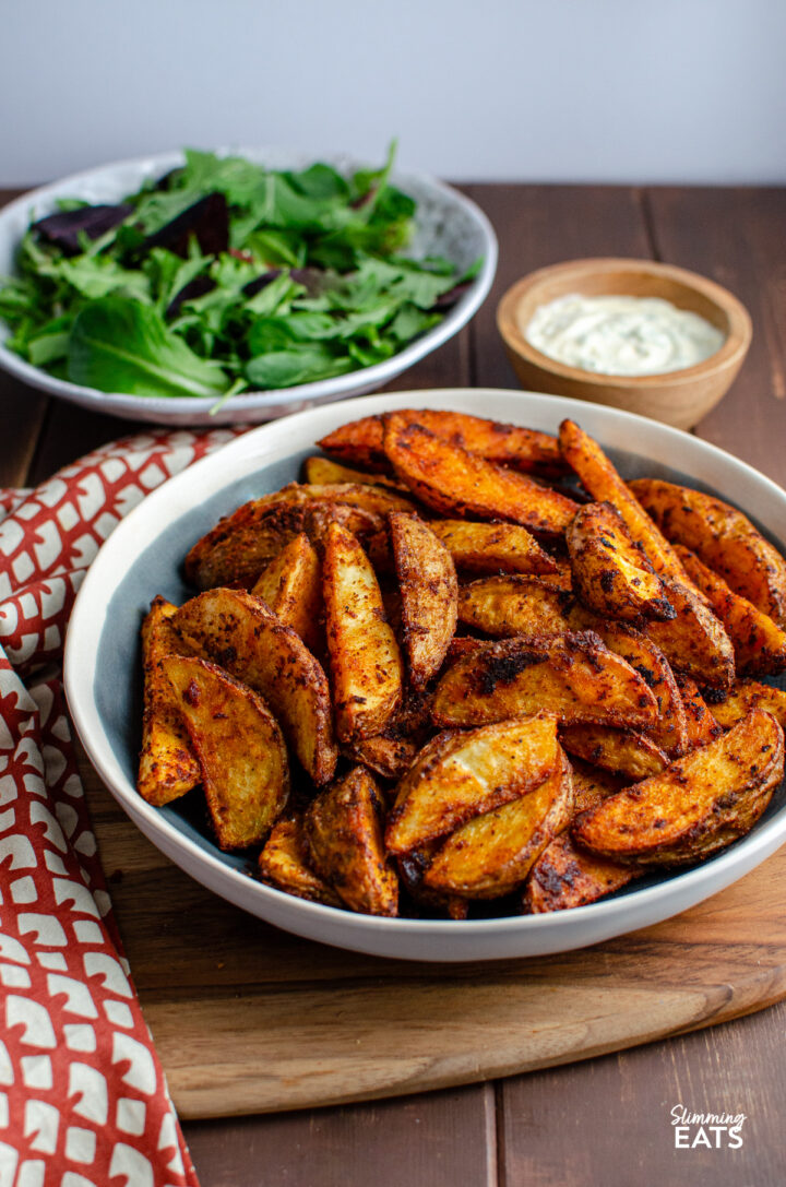 Spicy Potato Wedges | Slimming Eats