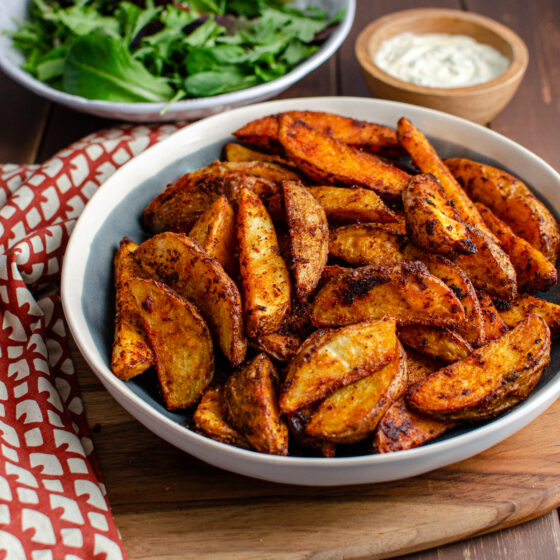 Spicy Potato Wedges | Slimming Eats