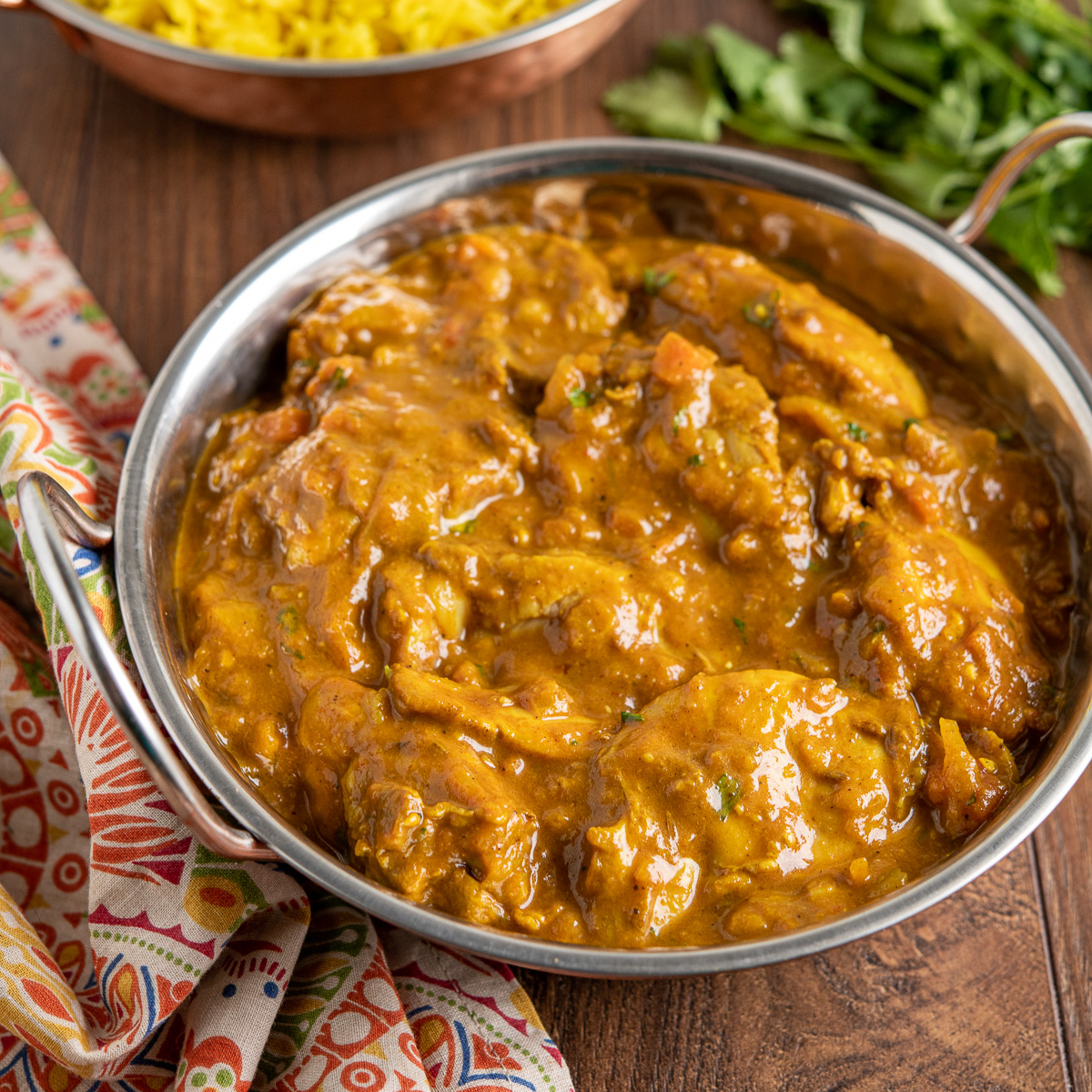 Chicken Dupiaza (Dopiaza) with Pilau Rice | Slimming Eats