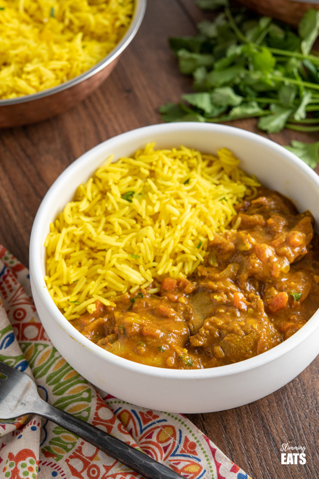 Chicken Dupiaza (Dopiaza) with Pilau Rice | Slimming Eats