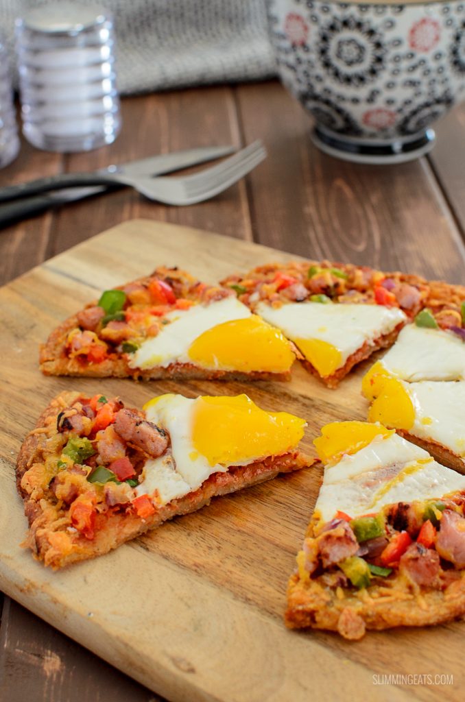 Breakfast Hash Brown Pizza | Slimming Eats Recipes