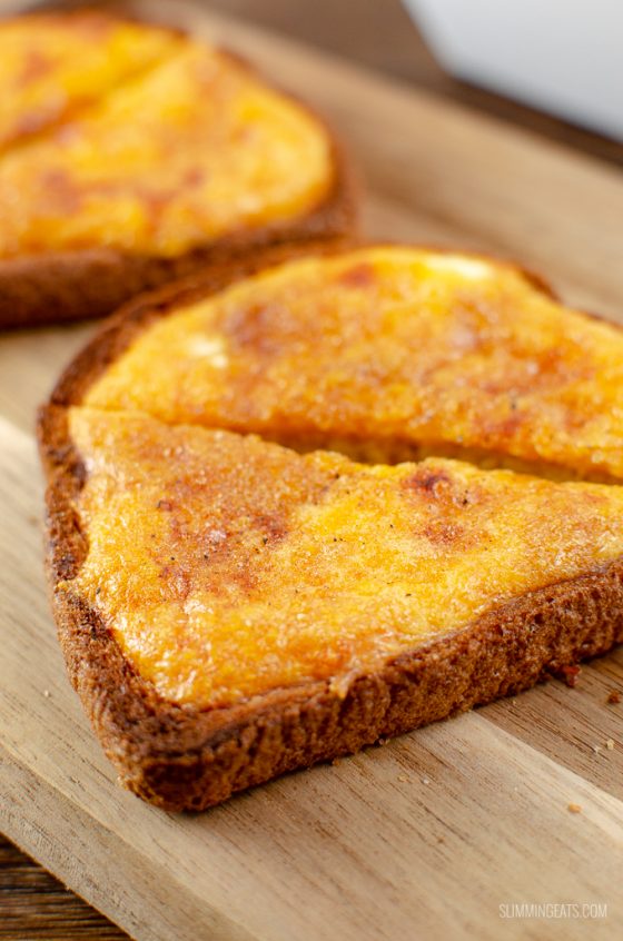 Crispy Cheesy Toast | Slimming Eats - Slimming Eats Recipes