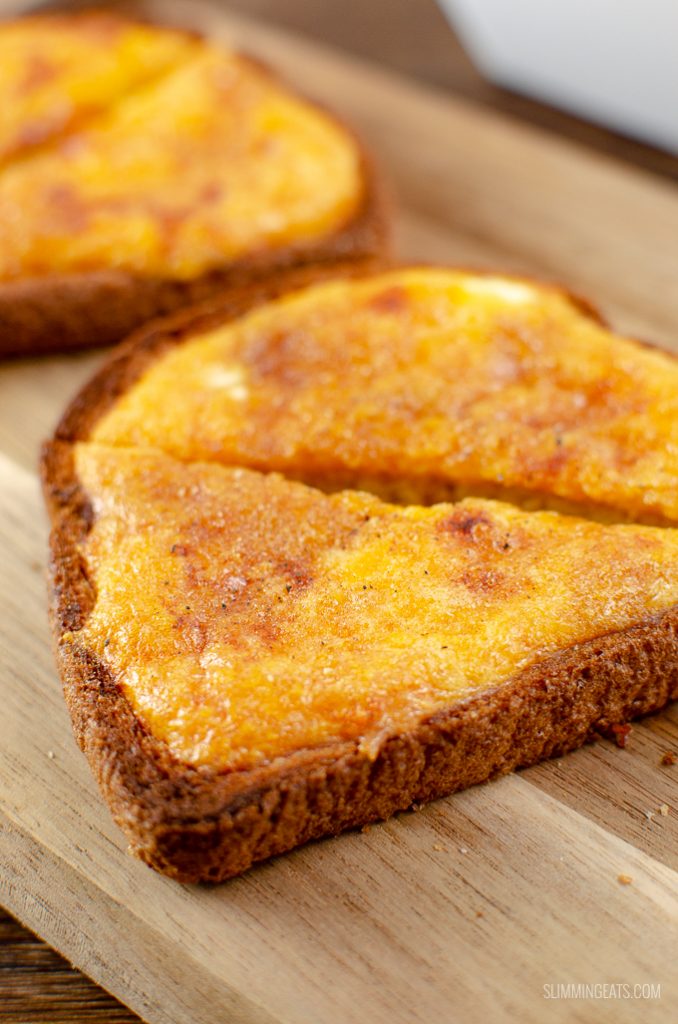Crispy Cheesy Toast | Slimming Eats - Slimming Eats Recipes