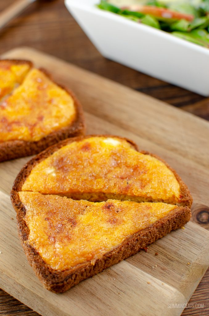 Crispy Cheesy Toast | Slimming Eats - Slimming Eats Recipes