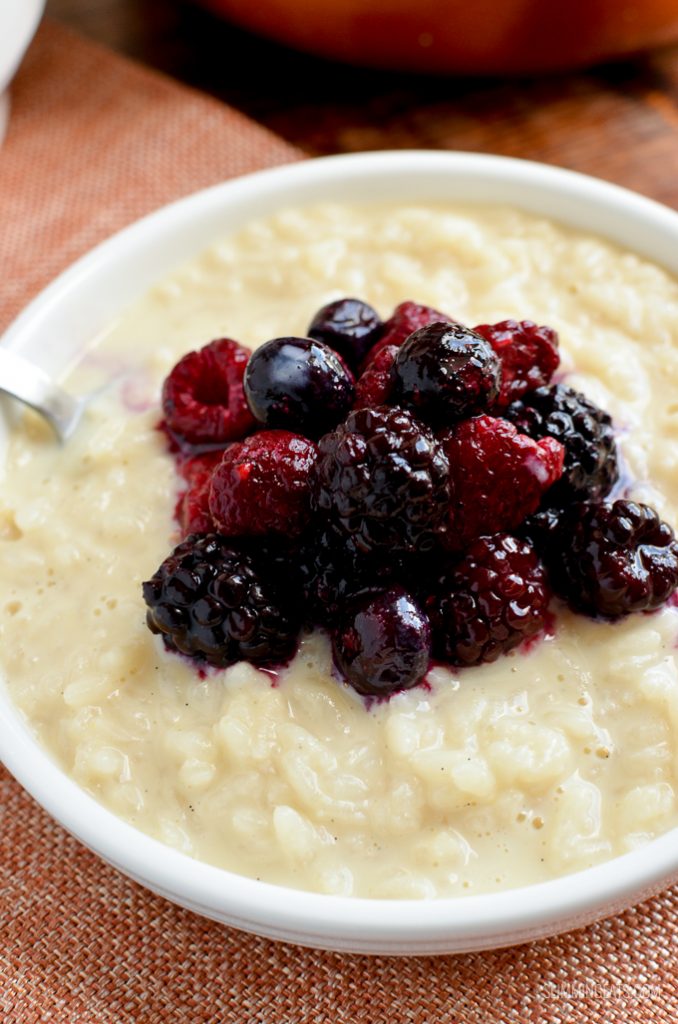 Low Fat Creamy Vanilla Rice Pudding | Slimming Eats Recipes