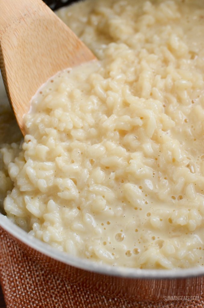 Low Fat Creamy Vanilla Rice Pudding | Slimming Eats Recipes
