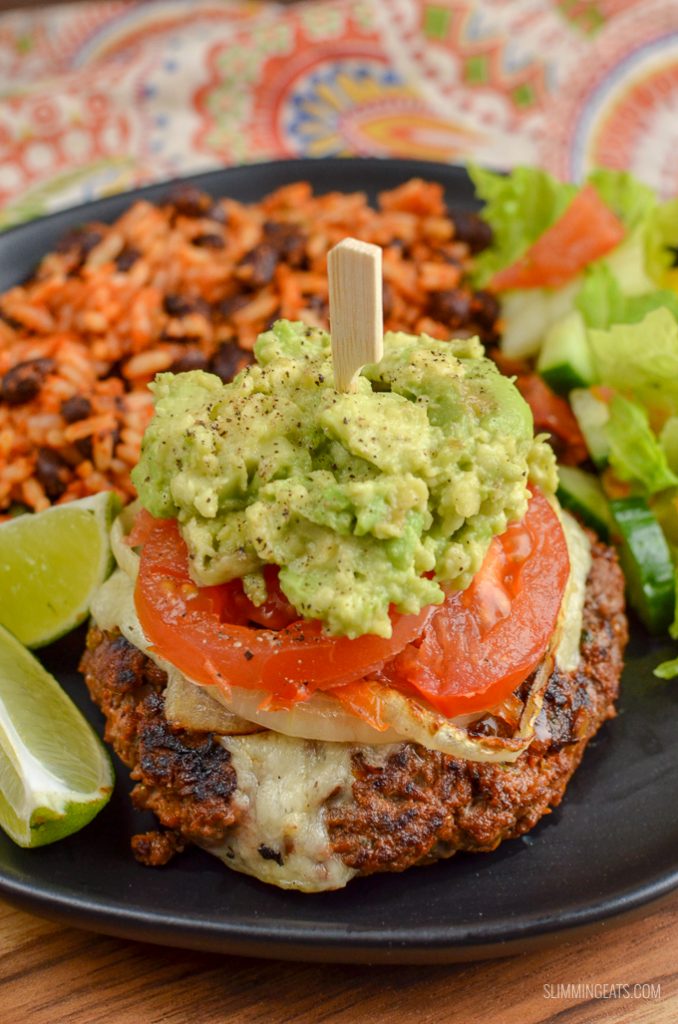 Mexican Burgers | Slimming Recipes - Slimming Eats