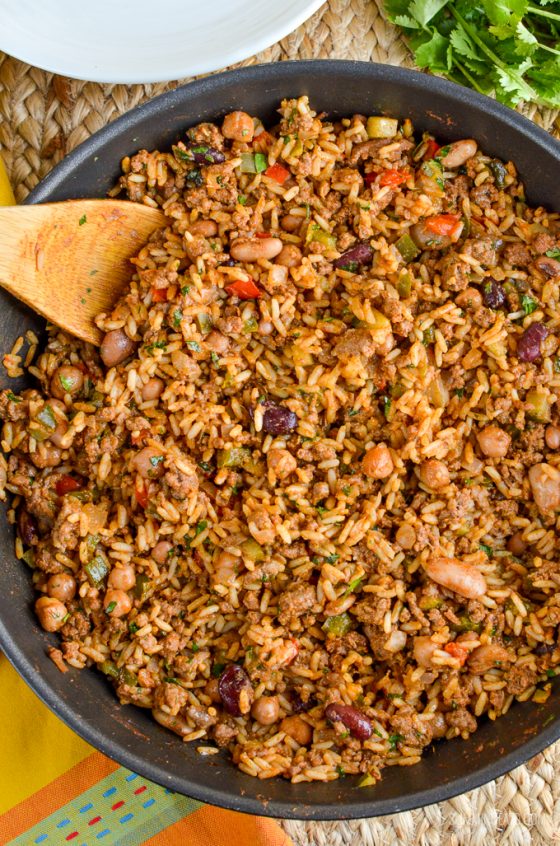 Spicy Beef, Beans and Rice | Slimming Eats