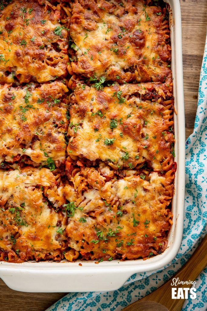 Bolognese Pasta Bake | Slimming Eats