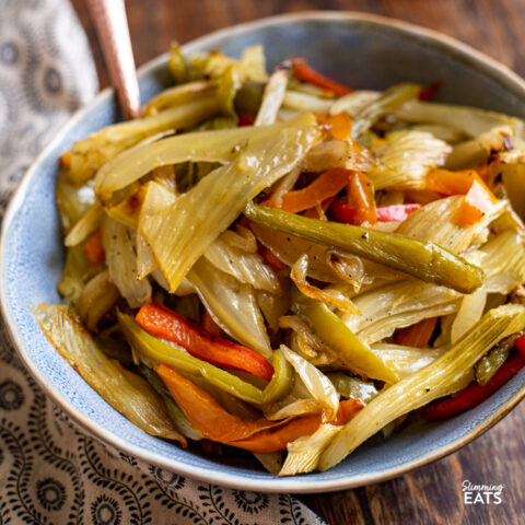 Roasted Fennel and Mixed Peppers | Slimming Eats