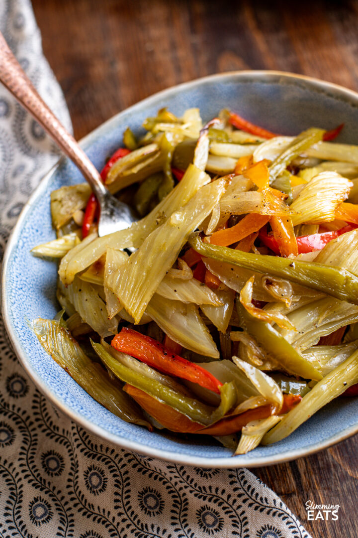 Roasted Fennel and Mixed Peppers | Slimming Eats