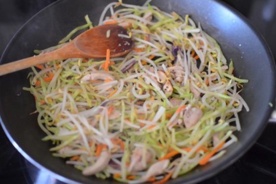 Chicken and Vegetable Baked Spring Rolls (Oven or Air Fryer)