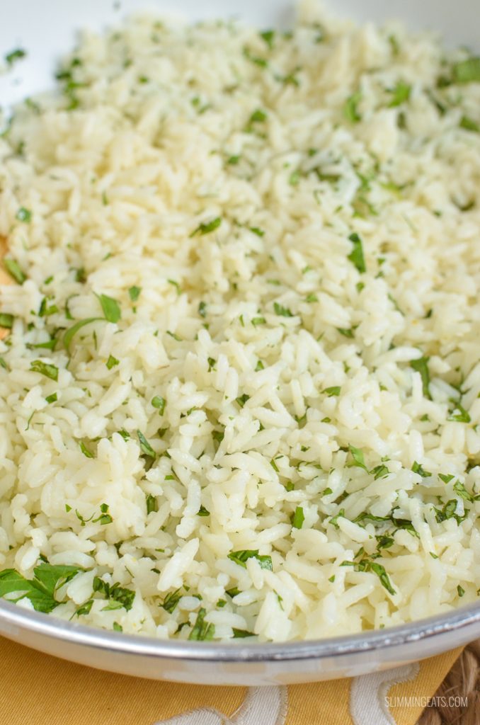 Lime and Coriander Rice | Slimming Eats