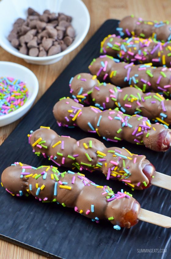 Chocolate Dipped Grapes | Slimming Eats