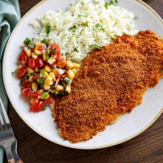 Cheesy Taco Breaded Basa Fillet | Slimming Eats Recipe