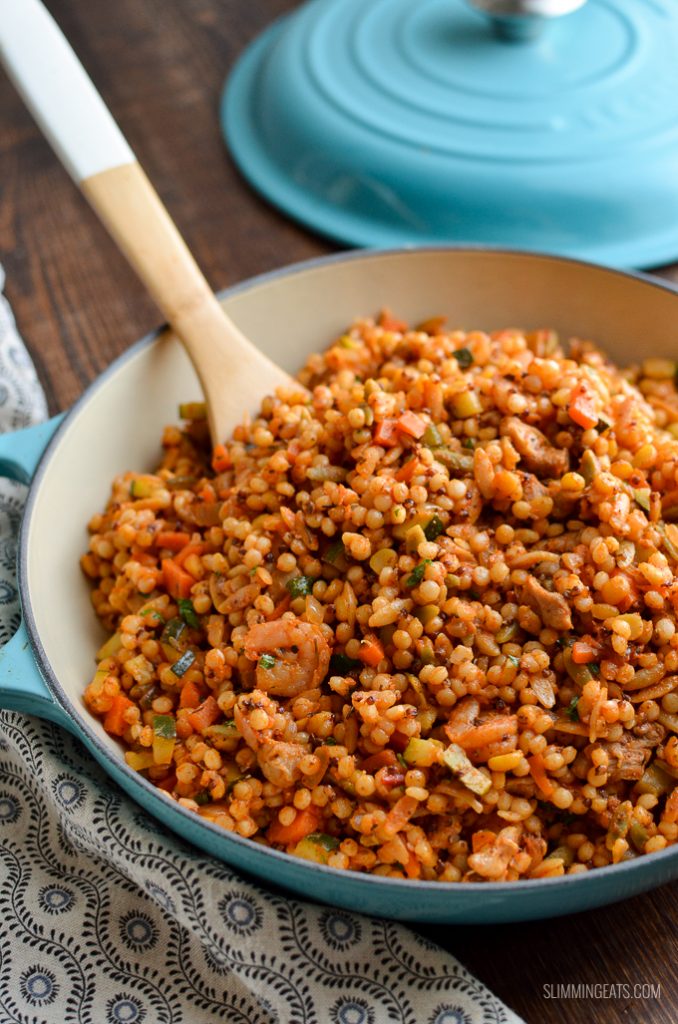 Harvest Grain Blend with Chicken and Shrimp | Slimming Eats