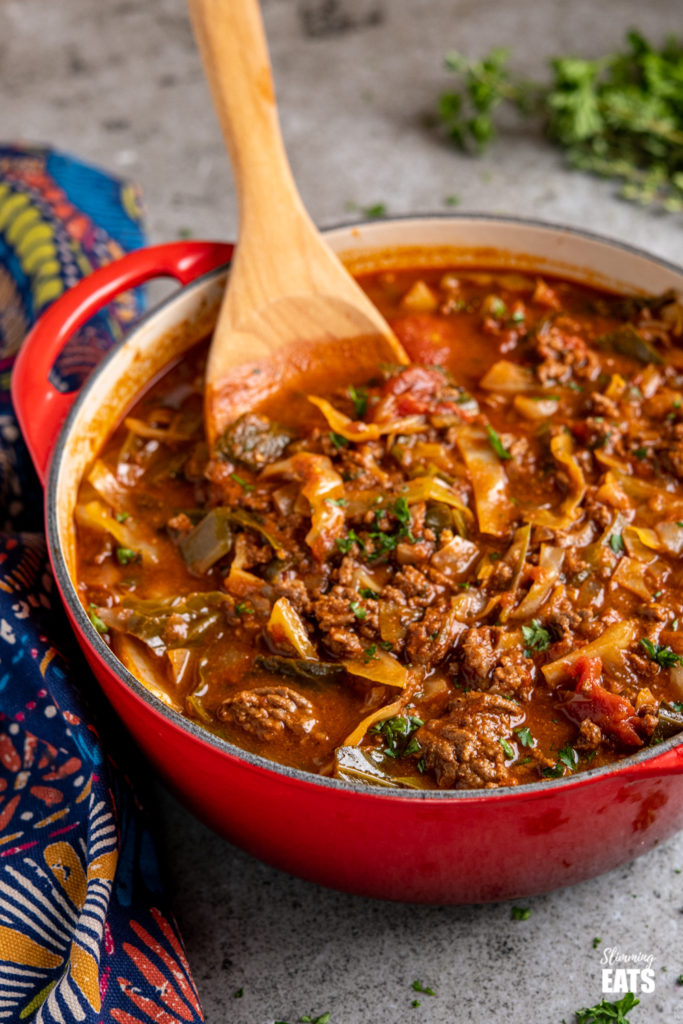 Beef and Cabbage Soup | Slimming Eats