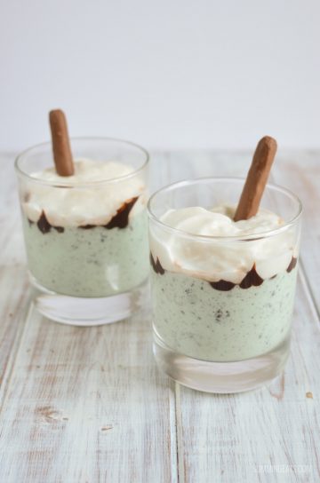 Mint Chocolate Yoghurt Parfait | Slimming Eats