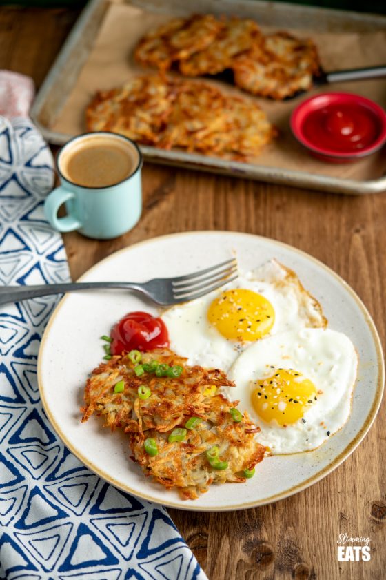 Crispy Golden Hash Browns | Slimming Eats - Slimming