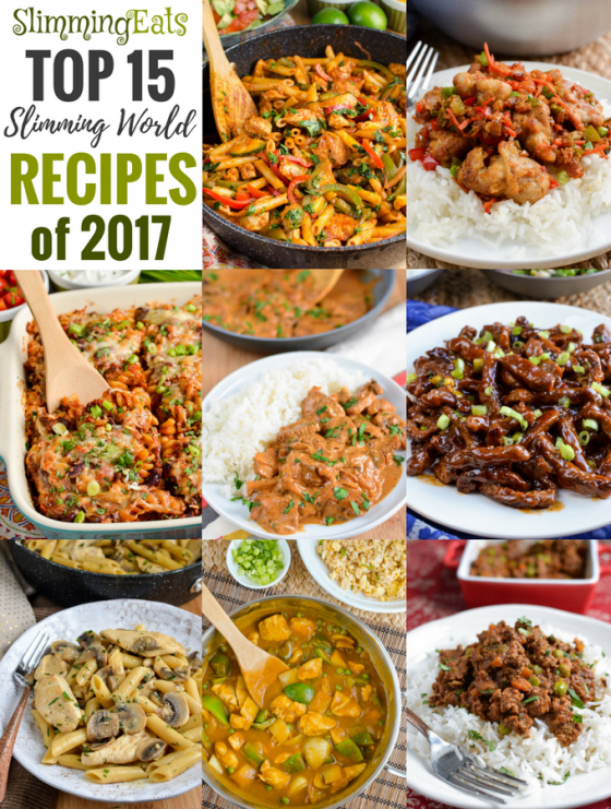 Slimming Eats Top 15 Most Popular Slimming World Recipes of 2017
