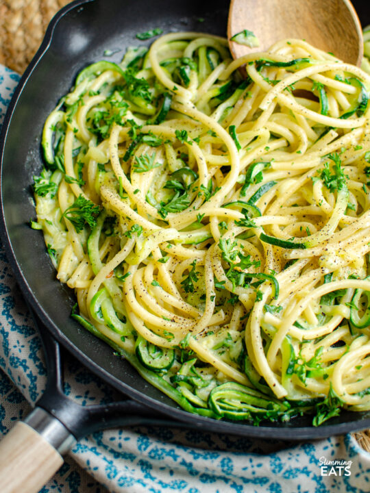 Courgette and Parmesan Pasta | Slimming Eats