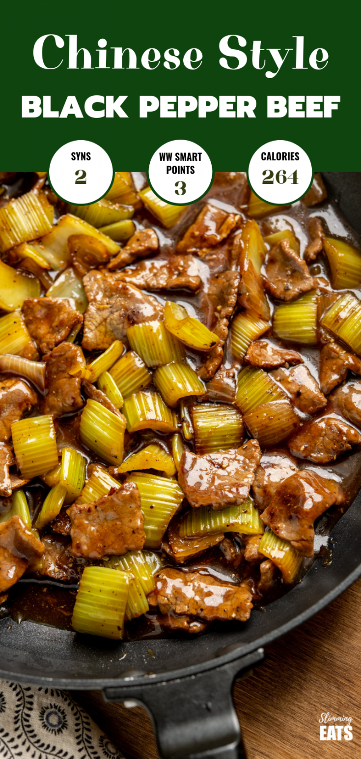 Chinese Black Pepper Beef | Slimming Eats - Slimming World Recipes