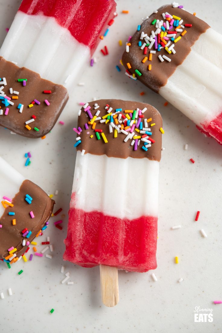 Homemade Fab Ice Lollies | Slimming Eats