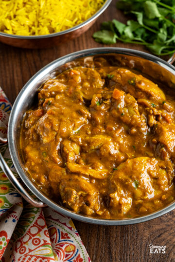 Chicken Dupiaza (Dopiaza) with Pilau Rice | Slimming Eats