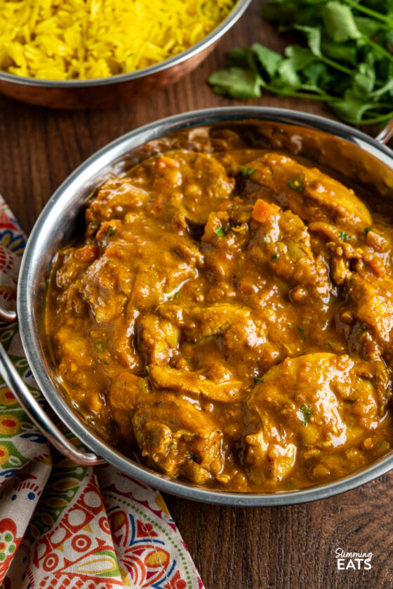 Chicken Dupiaza (Dopiaza) with Pilau Rice | Slimming Eats