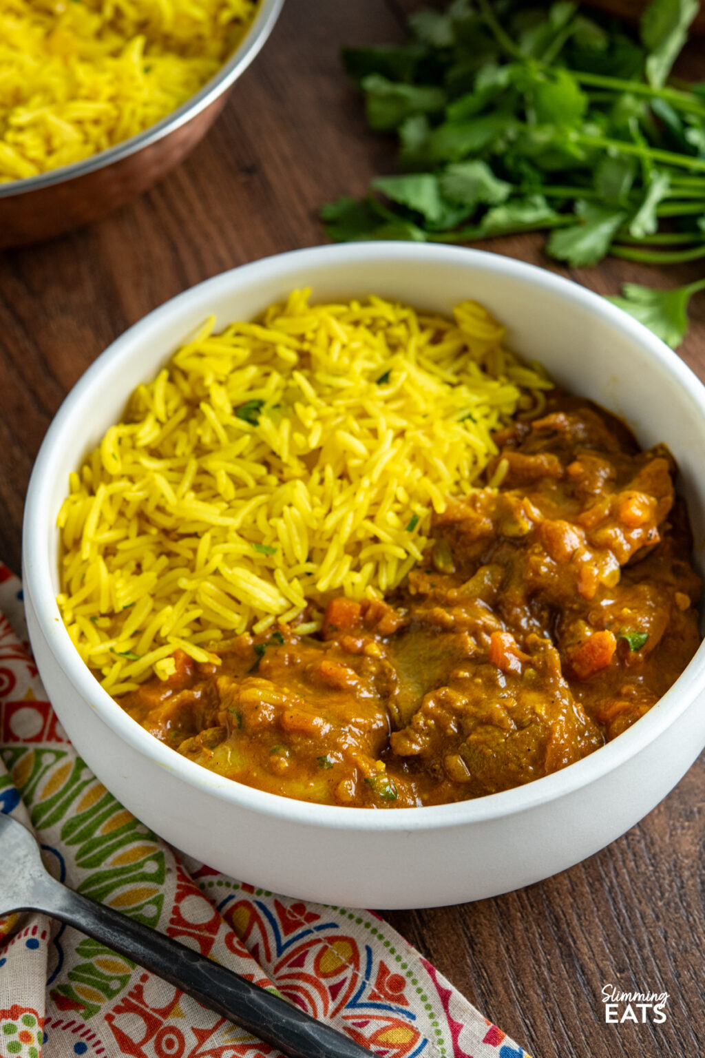 Chicken Dupiaza (Dopiaza) with Pilau Rice | Slimming Eats