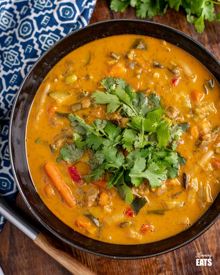 Thai Red Vegetable Soup (Instant Pot or Stove Top) | Slimming Eats