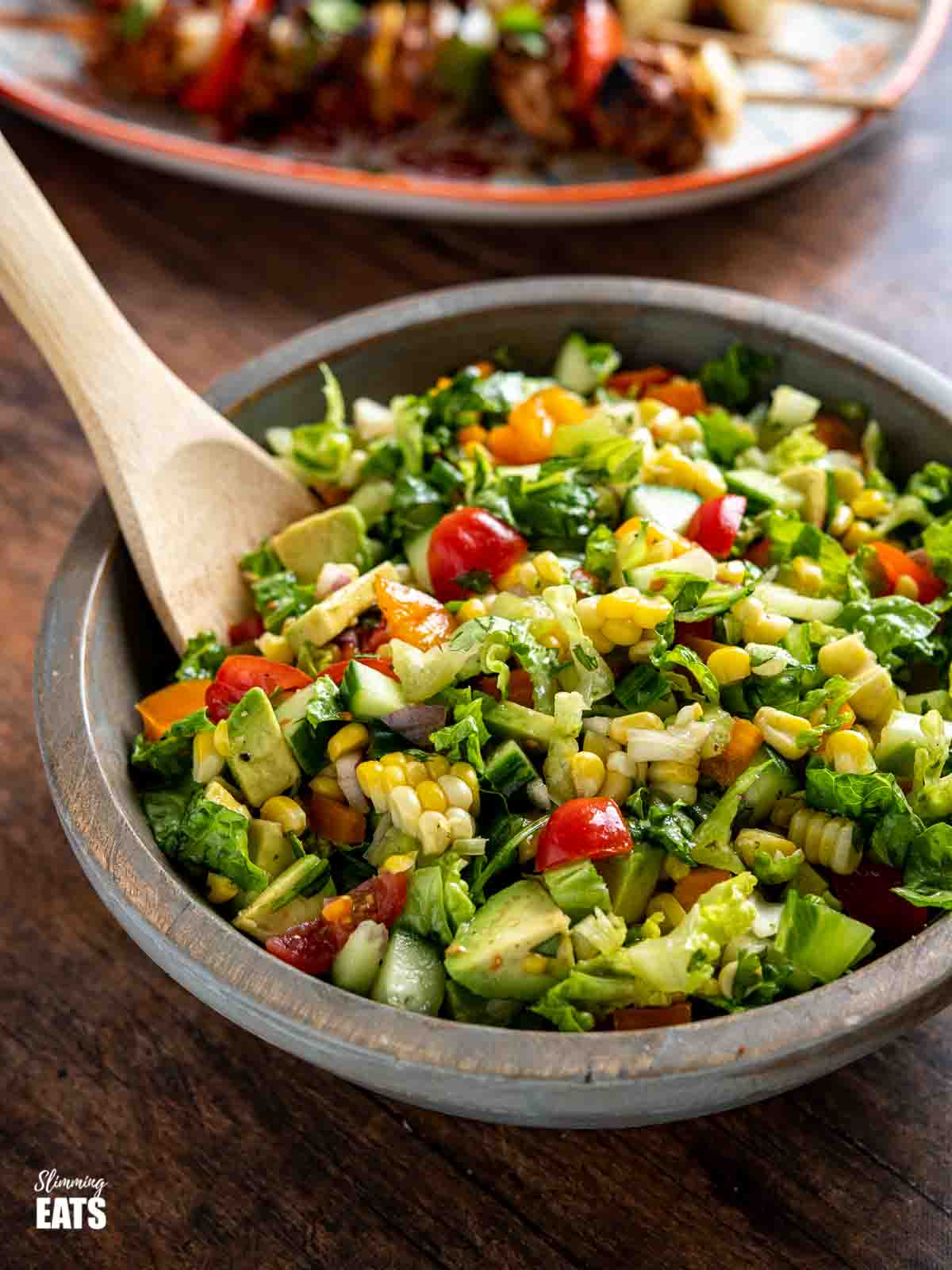 Easy Mexican Chopped Salad | Slimming Eats Recipe