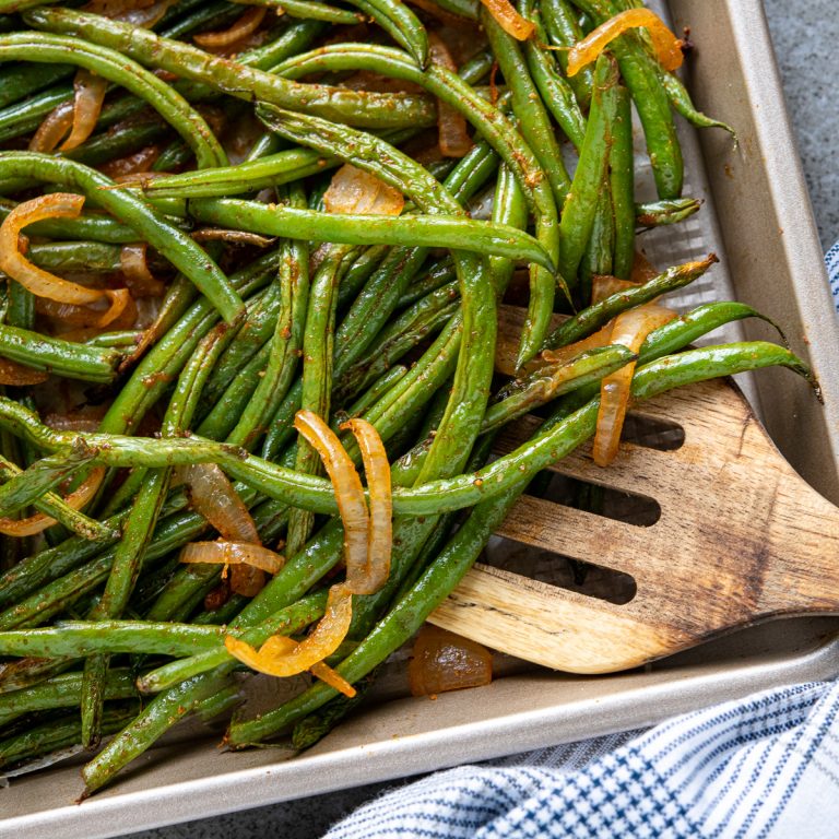 Roasted French Green Beans | Slimming Eats Recipe