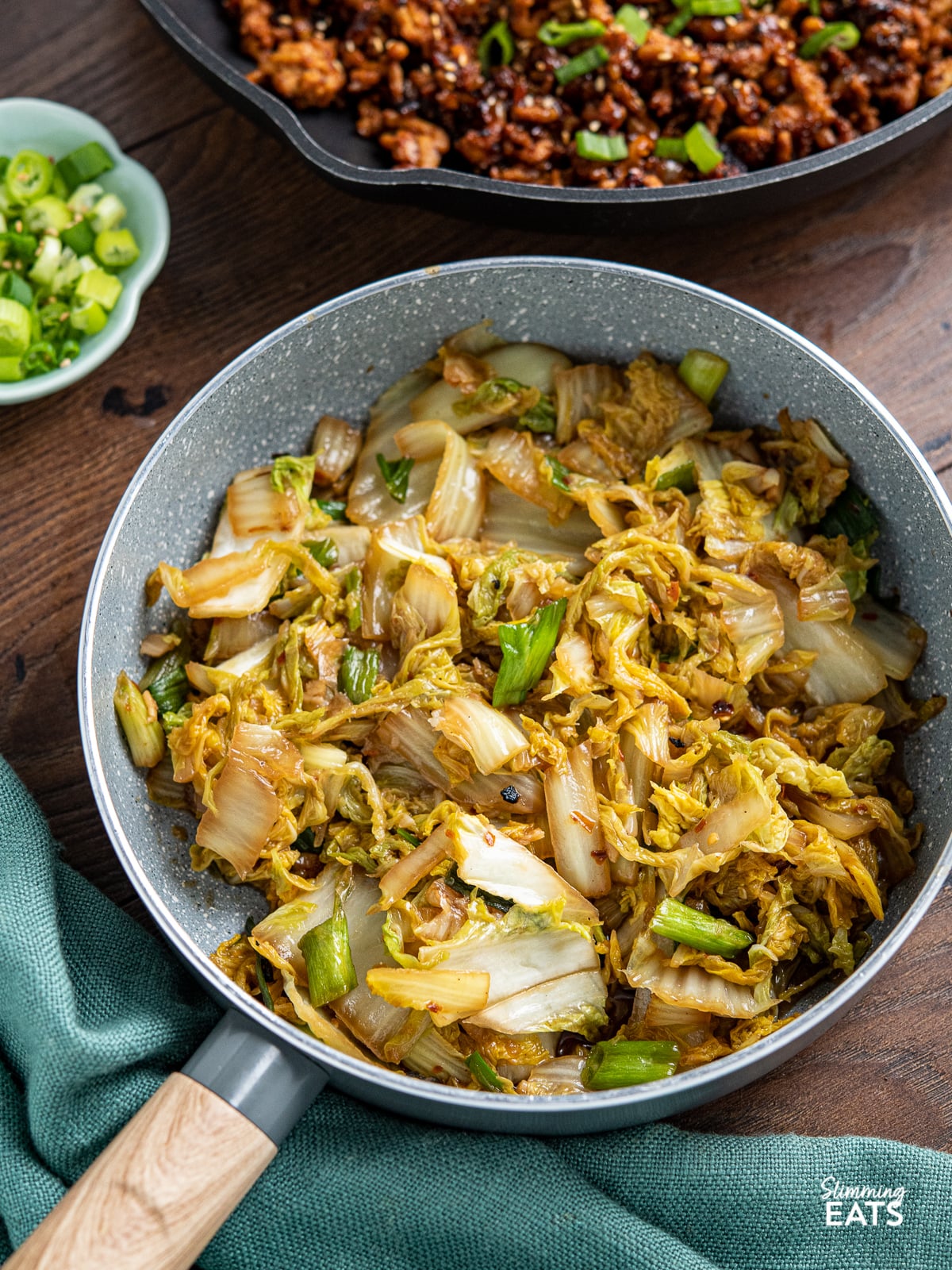 Spicy Garlic Napa Cabbage | Slimming Eats Recipe