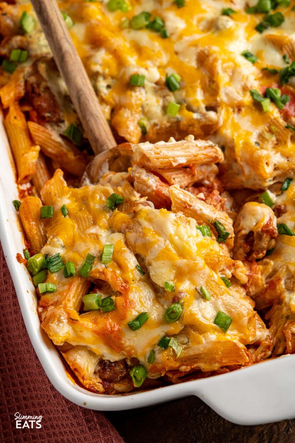 Buffalo Chicken Pasta Bake | Slimming Eats Recipe
