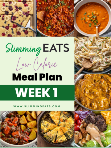 7-day Low Calorie Meal Plan - Week 1 | Slimming Eats