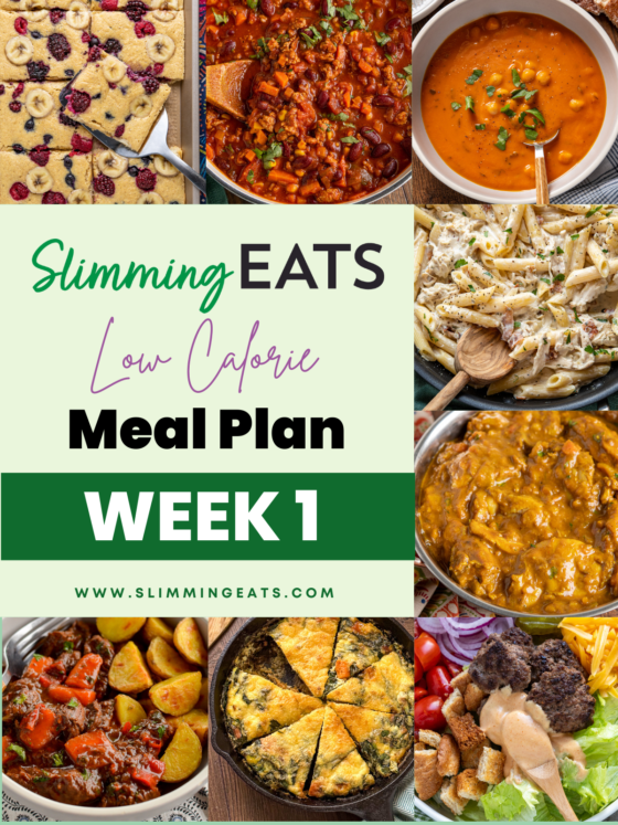 7-day Low Calorie Meal Plan - Week 1 | Slimming Eats