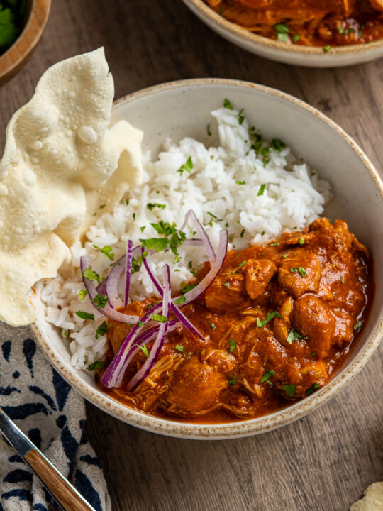 Chicken Dupiaza (Dopiaza) with Pilau Rice | Slimming Eats