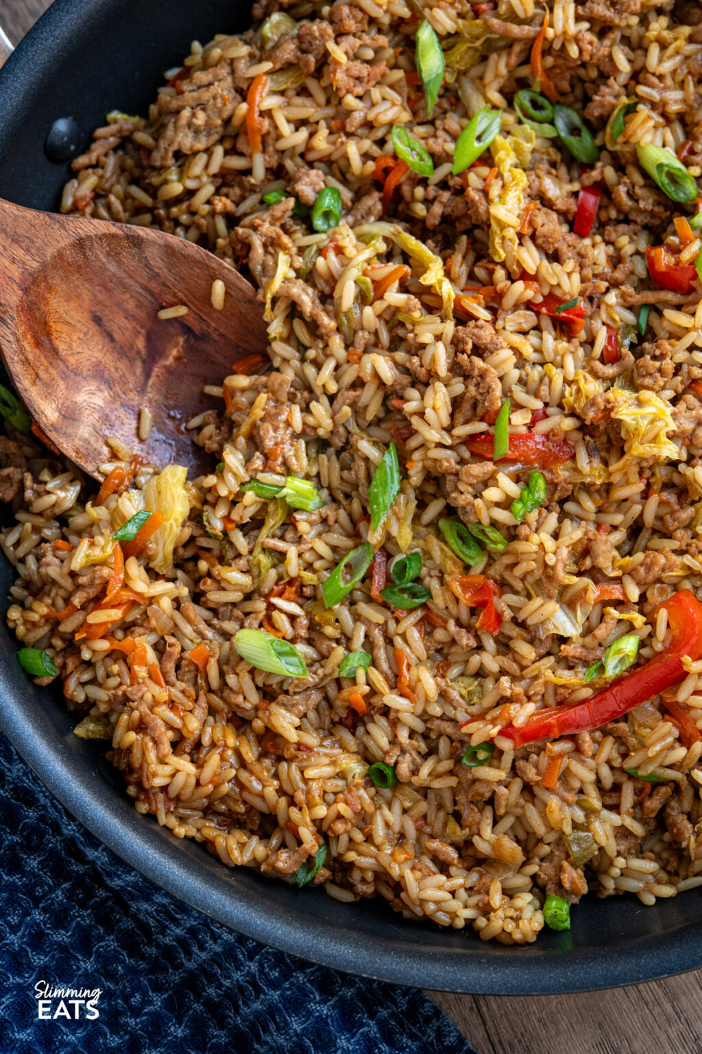 One Pot Chinese Ground Chicken Rice | Slimming Eats