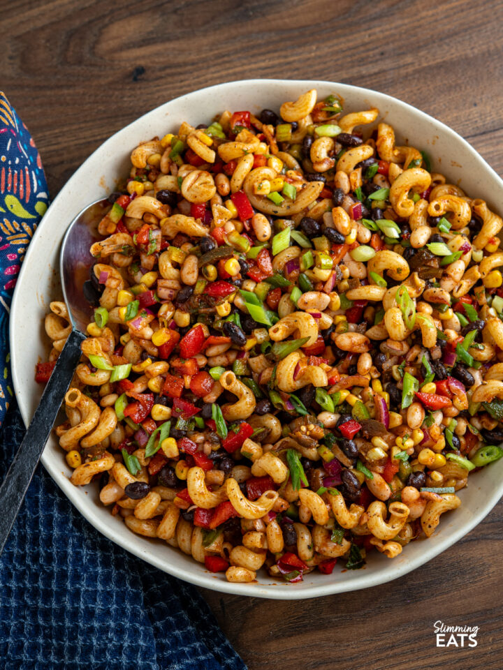 Cowboy Caviar Pasta Salad | Slimming Eats